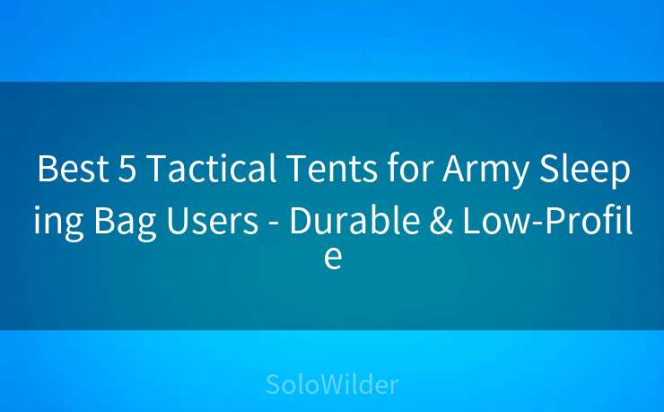 Best 5 Tactical Tents for Army Sleeping Bag Users - Durable & Low ...